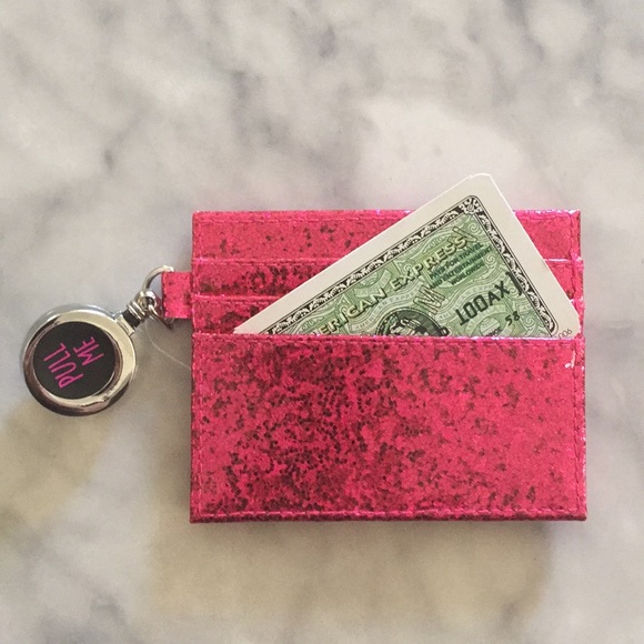 Boutique | Accessories | Metallic Red Retractable Id Card Holdernew ...